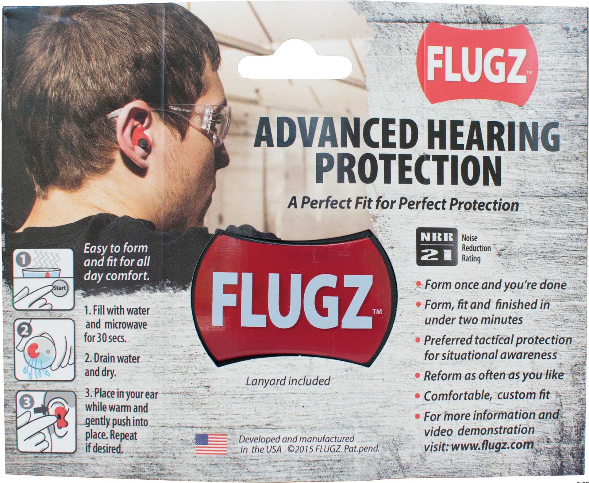 Otis Flugz® 21 dB Hearing Protection | Ear plugs | Varuste.net English