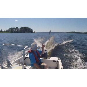 Pyry ja Pärske Hydrofoiling with Boat - Beginners Course | Snowkite ...