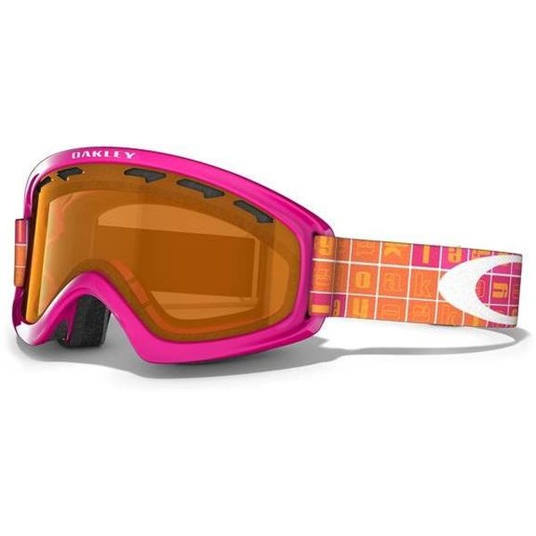 Oakley O2 Xs Snow, Bright Rose Blocks/Persimmon | Oakley 滑雪护目镜 ...