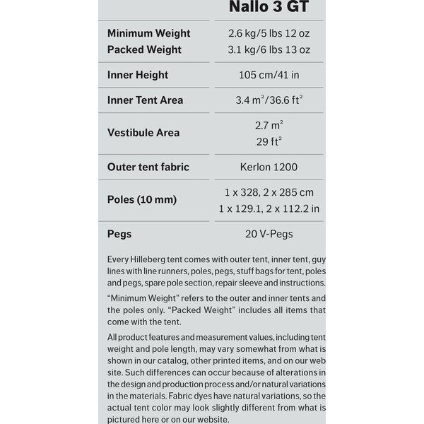 Hilleberg Nallo 3 GT | 3 person tents | Varuste.net English