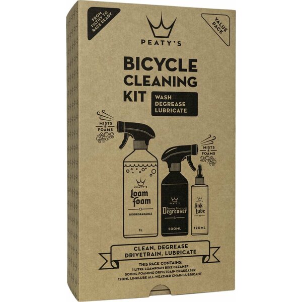 Peaty's Clean Degrease Lube Starter Pack | Pyörän pesuaineet | Varuste.net