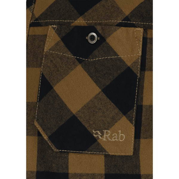 Rab Boundary Brushed Cotton Shirt Mens | Men's Long Sleeve Blouses ...