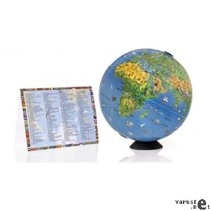 Family Fun, lasten karttapallo, 30 cm, GB/FI | Varuste.net English