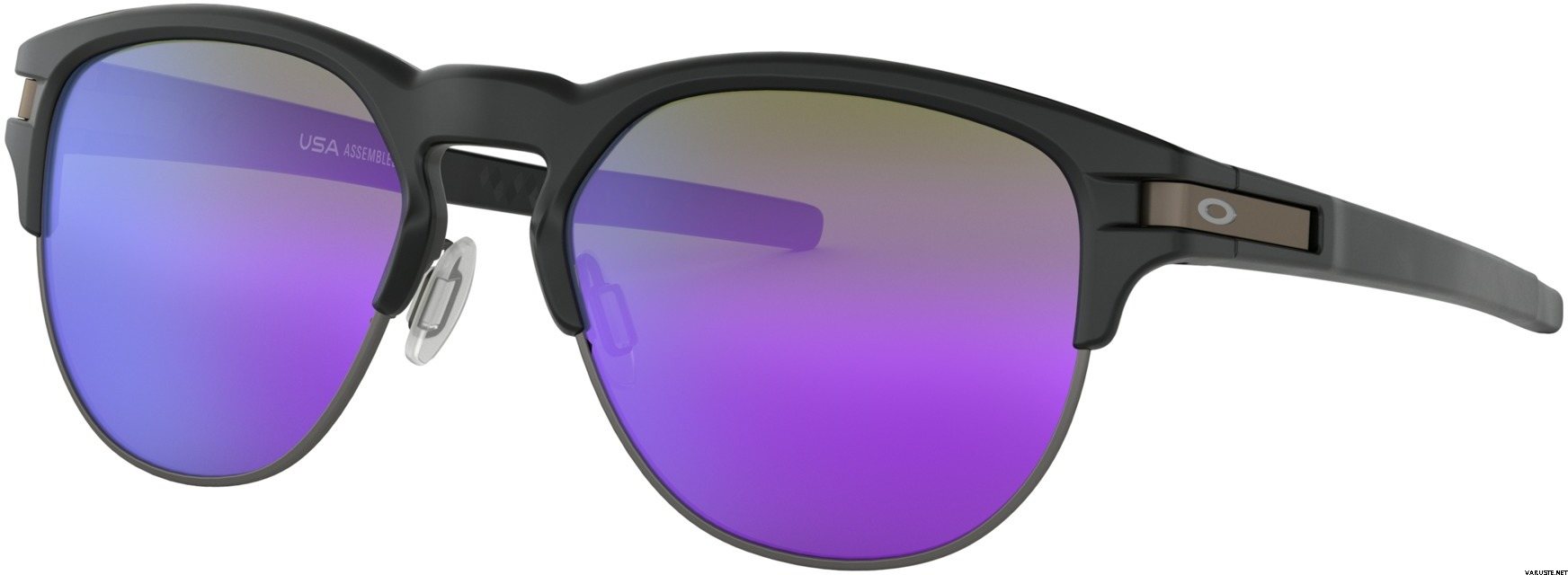 Oakley Latch Key, Matte Black w/ Violet Iridium | Varuste.net