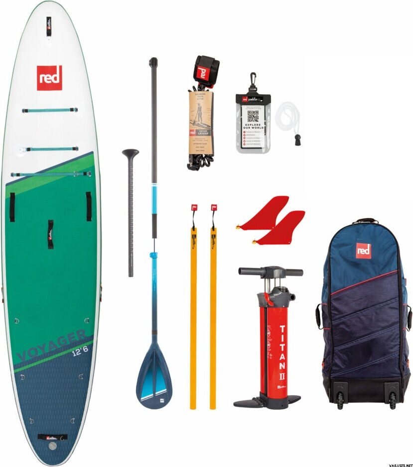 Red Paddle Co Voyager 12 6 X 32 Paketti SUP laudat Varuste