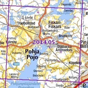 Pohja 02/03, taitettu, SK, 2014 05 Maastokartta | Varuste.net English