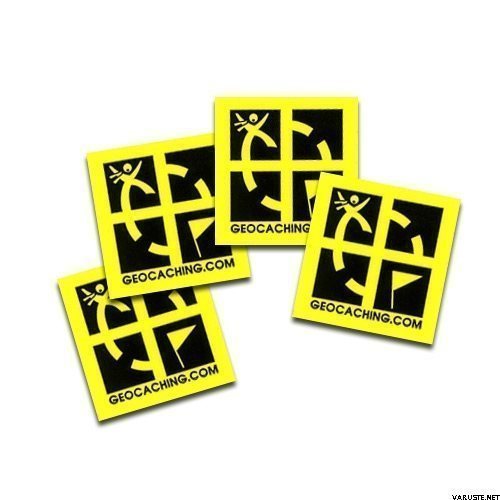 Groundspeak 3/4 x 3/4 Mini Sticker 8 Pack | Varuste.net English