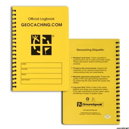 Groundspeak Official large standard logbook | Cuadernos resistentes a ...
