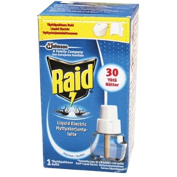 Raid Liquid Electric Killer Refill Mosquito Repellent Device Accessories English